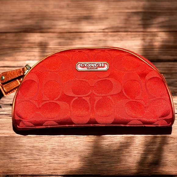 Coach | Bags | Coach Limited Edition Este Lauder Collab Cosmetic Pouch ...